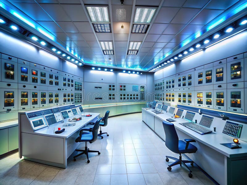 A Modern Power Plant Control Room Advanced Engineering Innovative ...