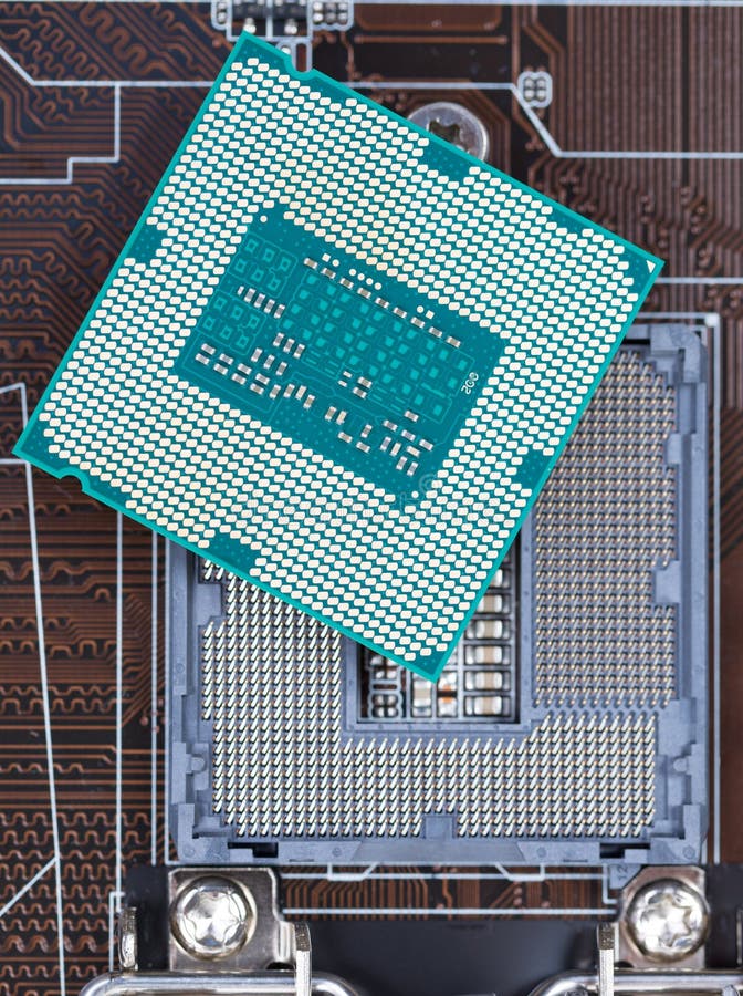 Modern Powerful CPU Cycles Slot Stock Image - Image of interconnect ...