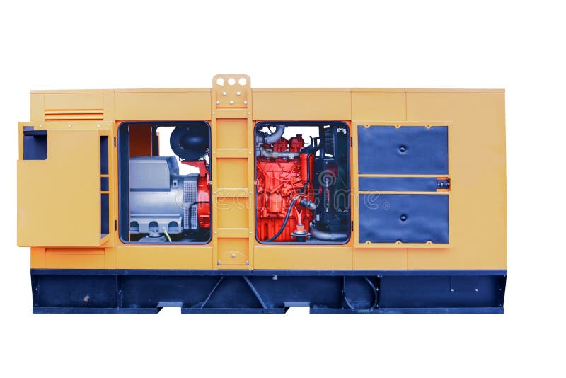 Modern Powerful Mobile Diesel Power Stations Stock Image - Image of ...