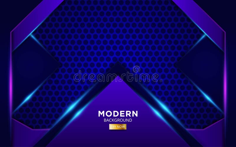 Modern Premium Blue Future Background Banner Design,in Circle Pattern ...