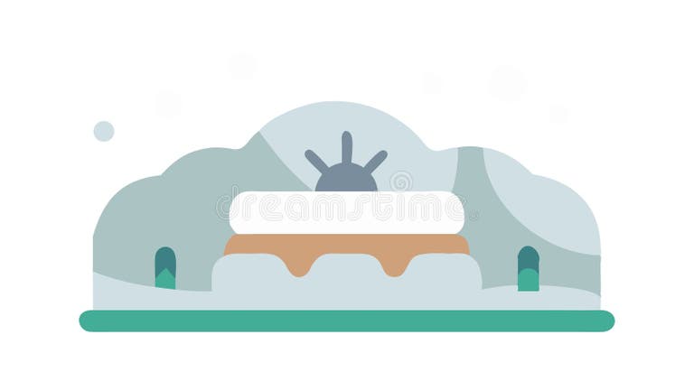 Modern Presentation Stage in a Minimalist Cave Vector Design Generative ...