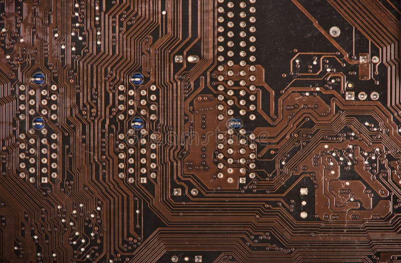 Circuit Board Texture Closeup Stock Image - Image of engineering ...