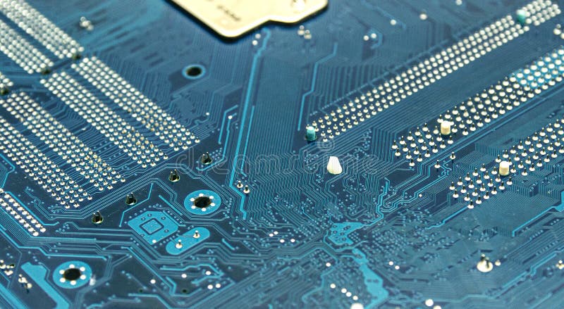 Modern Printed Circuit Board, Electronic Circuit Board, Textolite ...