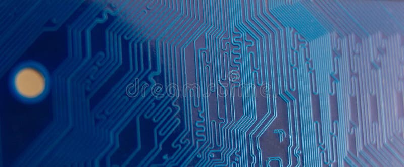 Modern Printed Circuit Board, Electronic Circuit Board Stock Photo ...