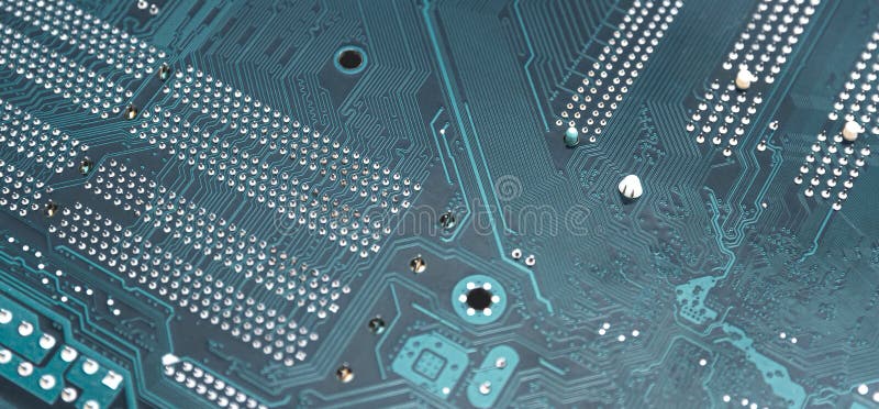 Modern Printed Circuit Board, Electronic Circuit Board, Textolite ...