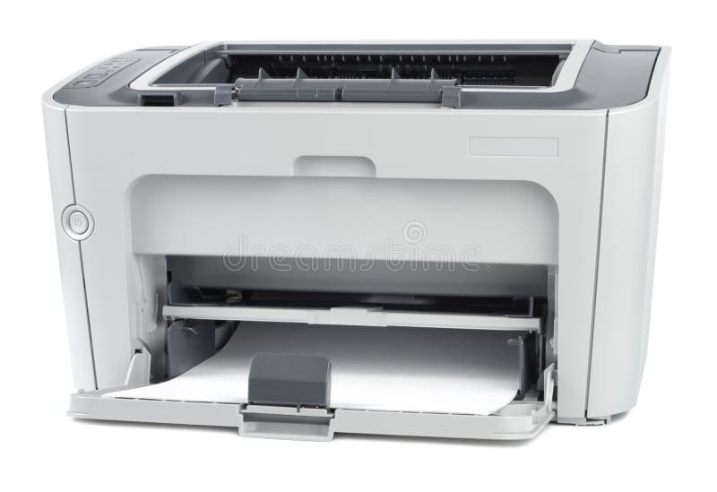 Dot matrix printer stock photo. Image of close, isolated - 32735886