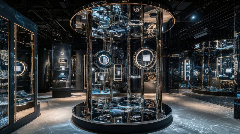 Modern Product Display Podium Showcases Innovative Designs in Sleek ...