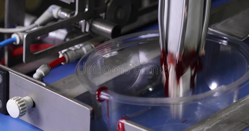 Modern Production of Ice Cream. Modern Technology at the Ice Cream ...