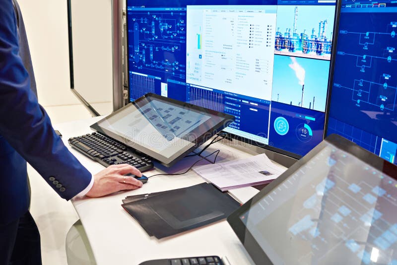 Modern Production Management Stock Photo - Image of occupation ...