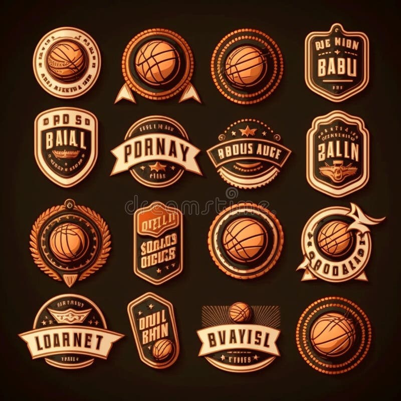 Modern Professional Basketball Sport Logo Vector Template Stock ...