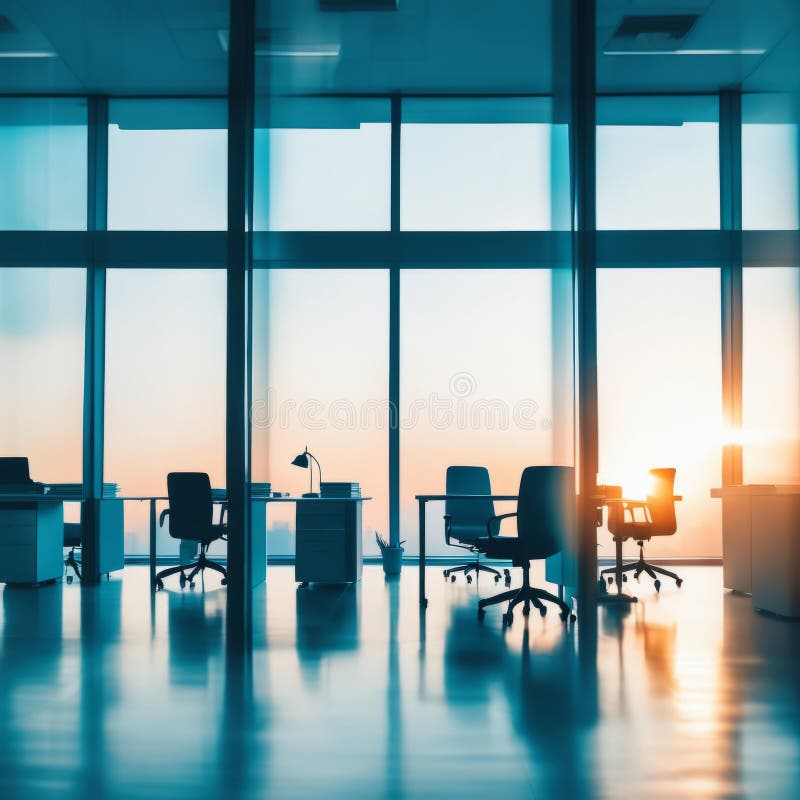 A Modern and Professional Business Office Stock Illustration ...