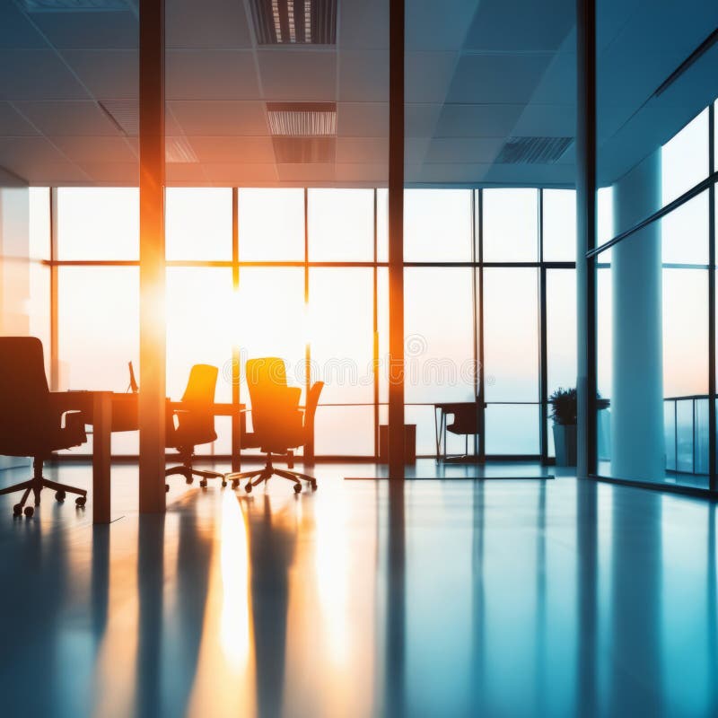 A Modern and Professional Business Office Stock Illustration ...