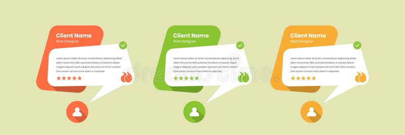 Modern Professional Client Testimonial and Customer Review Template ...