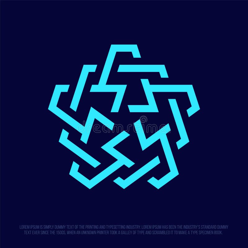 Modern Professional Logo with the Image of a Star Stock Vector ...