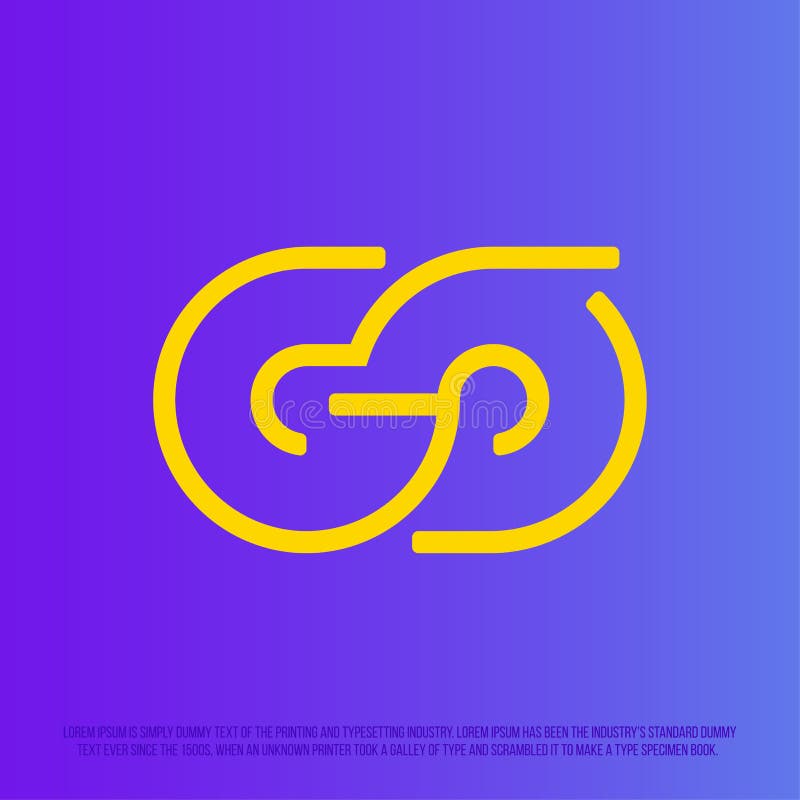 Modern Professional Logo with the Letters GO. GO Monogram Editorial ...