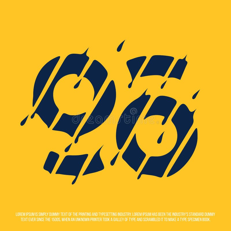 Modern Professional Print Icon in Yellow and Blue Theme Stock ...