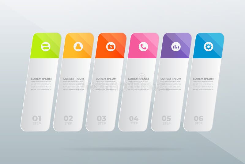 Modern Professional Steps Infographic Stock Vector - Illustration of ...