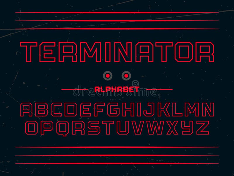 Terminator Logo Stock Illustrations – 103 Terminator Logo Stock ...