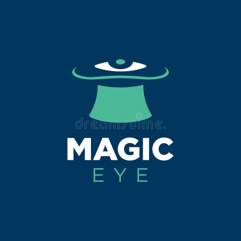 Modern Professional Vector Logo Magic Eye in Blue and Green Theme Stock ...