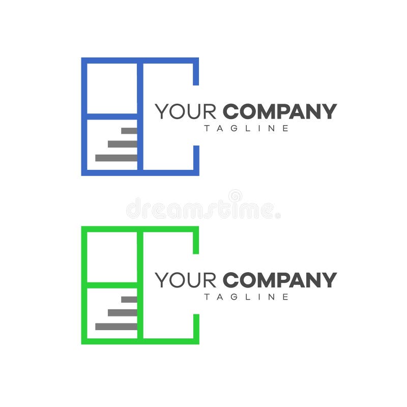 Modern and Professional Window Company Logo Design Stock Vector ...