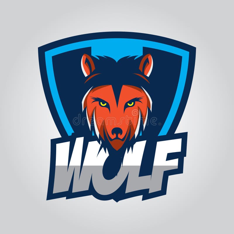 Modern Professional Wolf Logo for a Sport Team Stock Vector ...