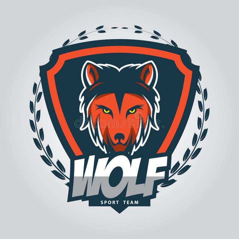 Modern Professional Wolf Logo for a Sport Team Stock Vector ...