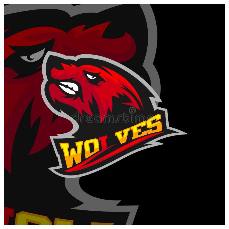 Modern Professional Wolf Logo for a Sport Team. Wolf Logo Vector ...