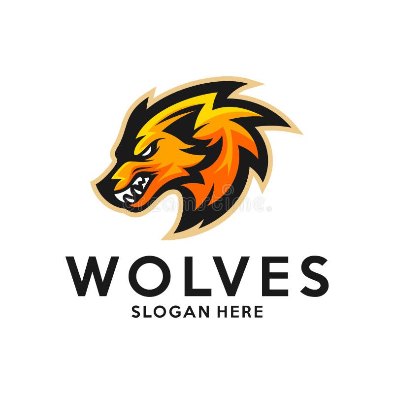 Wolf Logo Vector stock illustration. Illustration of beautiful - 104969811