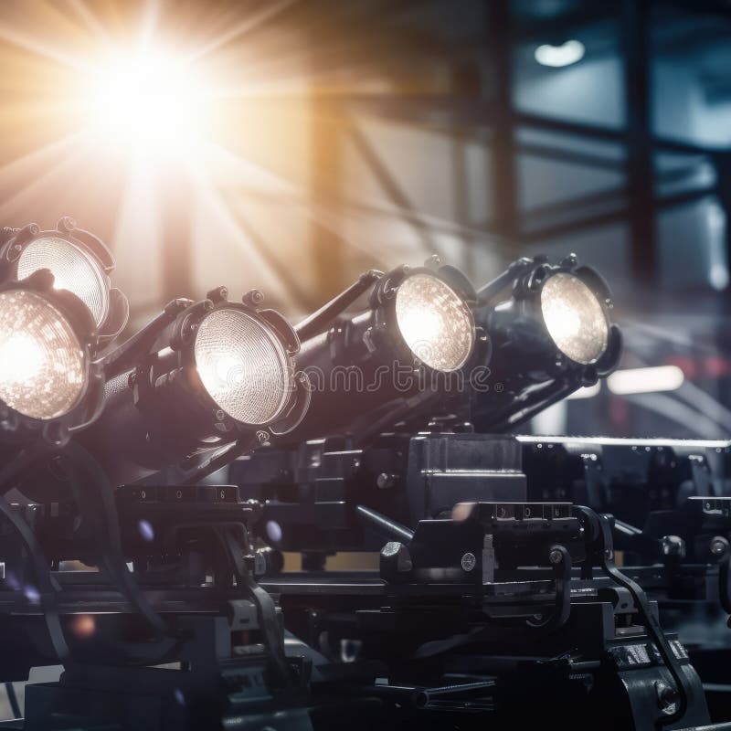 Lens Optic Technology and Equipment. Generative AI Stock Photo - Image ...