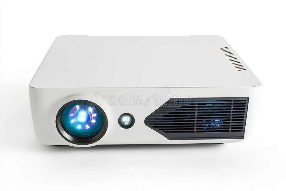 This is a Modern Projector Designed for Home Entertainment and ...
