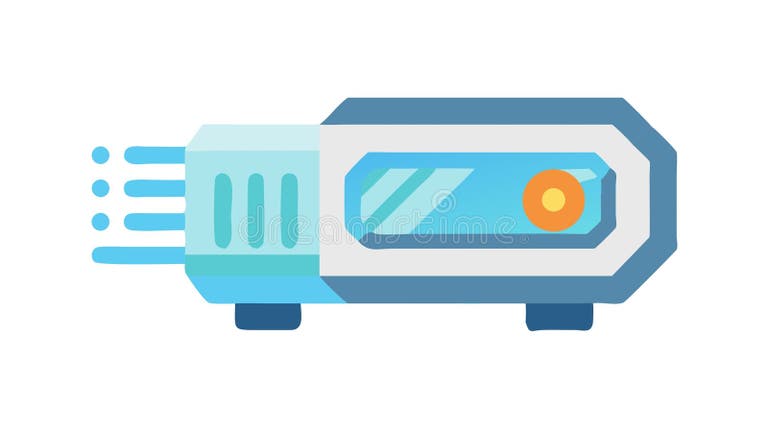 Modern Projector Device, Presentation Technology, Vector Design ...