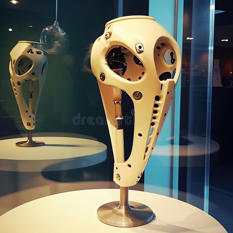 Modern Prostheses for Leg Amputeesมknee Joint Model,AI Generated Stock ...