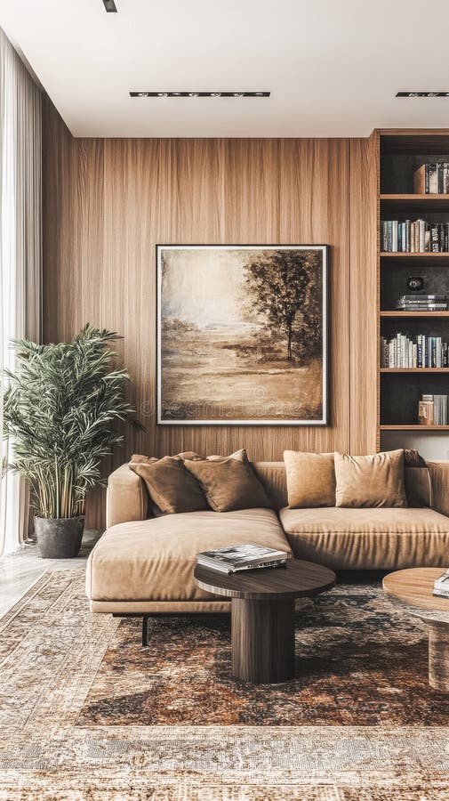 Modern Psychologist S Office with Earth Tones and Cozy Interior Design ...