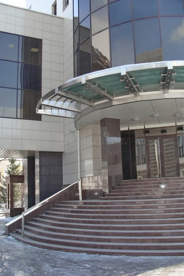 Modern Public Building stock image. Image of house, clinic - 75746417