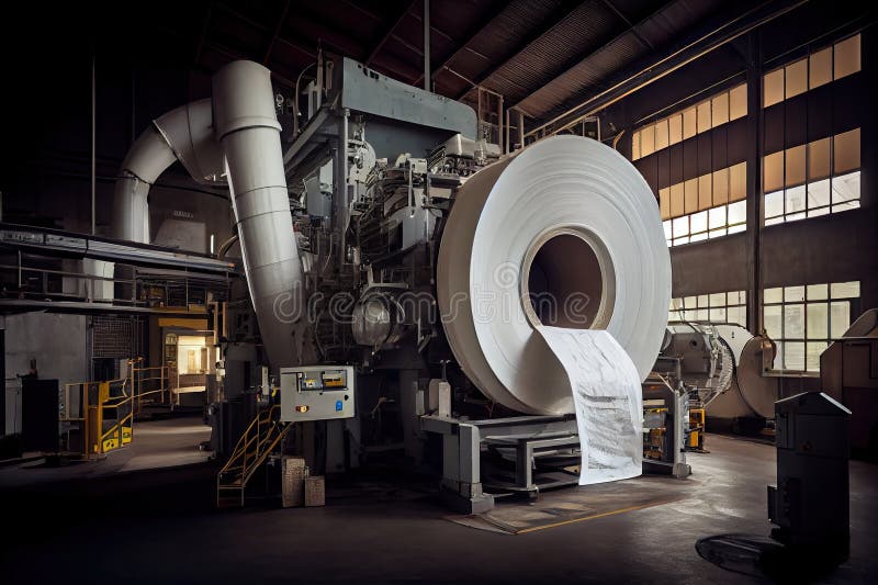 Modern Pulp and Paper Mill, with State-of-the-art Equipment and ...