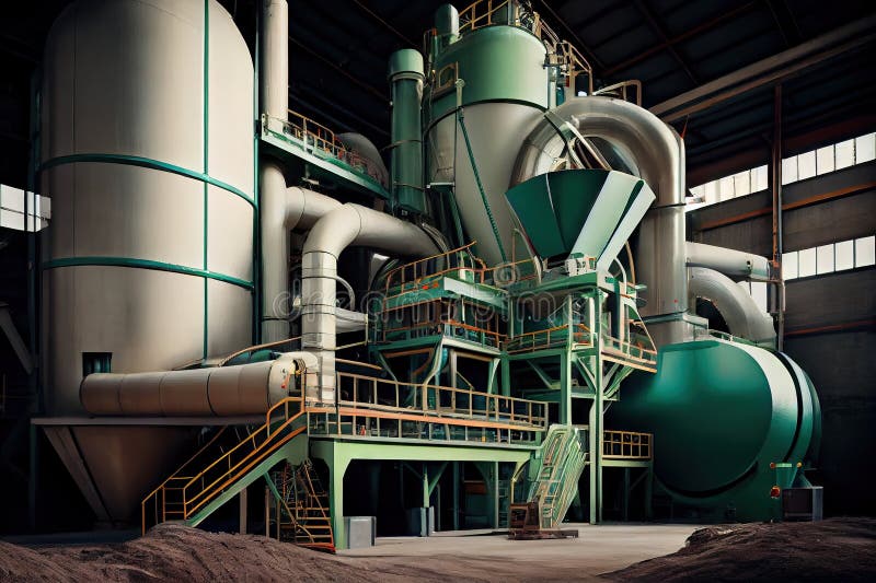 Modern Pulp and Paper Mill, with State-of-the-art Equipment and ...