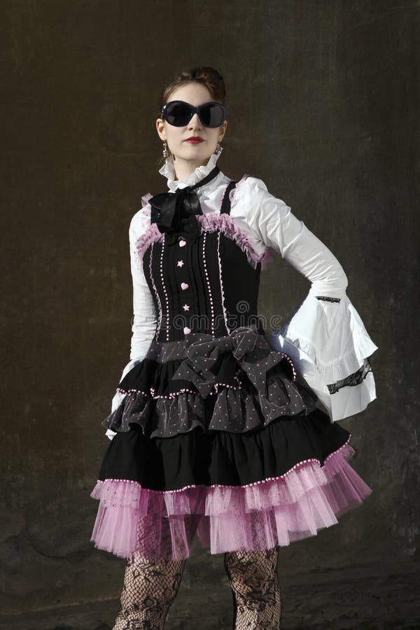 Modern Punk Fashion, Portrait Stock Image - Image of hair, pretty: 18300553