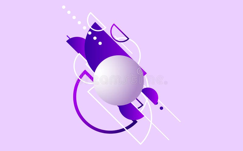Modern Purple Background Design Elements Creative Template. Vector ...