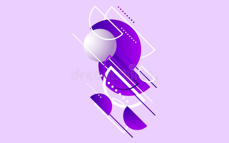Modern Purple Background Design Elements Creative Template. Vector ...