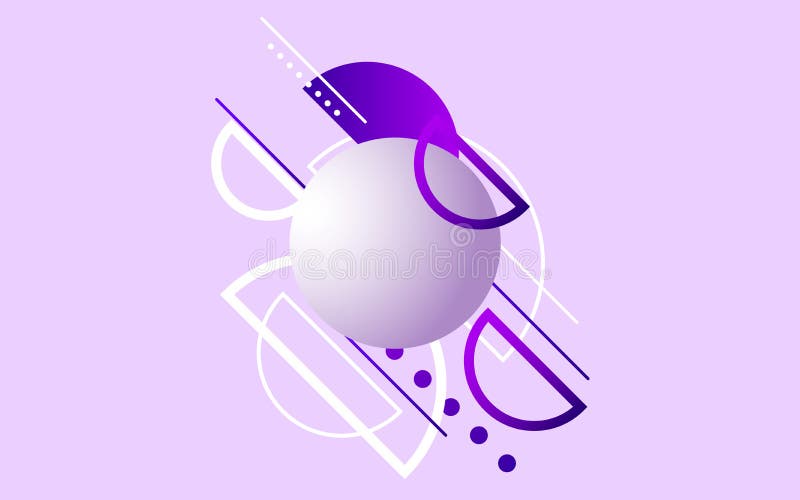 Modern Purple Background Design Elements Creative Template. Vector ...