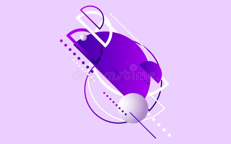 Modern Purple Background Design Elements Creative Template. Vector ...