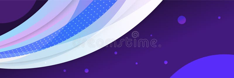 Modern Purple Blue White Wave Curve 3D Technology Banner Background ...