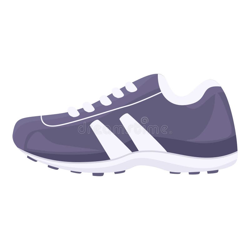 Modern Purple Sneaker for Running and Training Stock Vector ...
