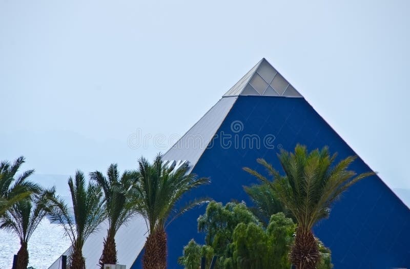 Modern pyramid building stock photo. Image of recreation - 18194184