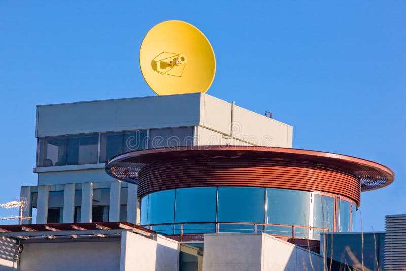 The New Modern Radar Tower In Ostend Stock Photo - Image of high ...