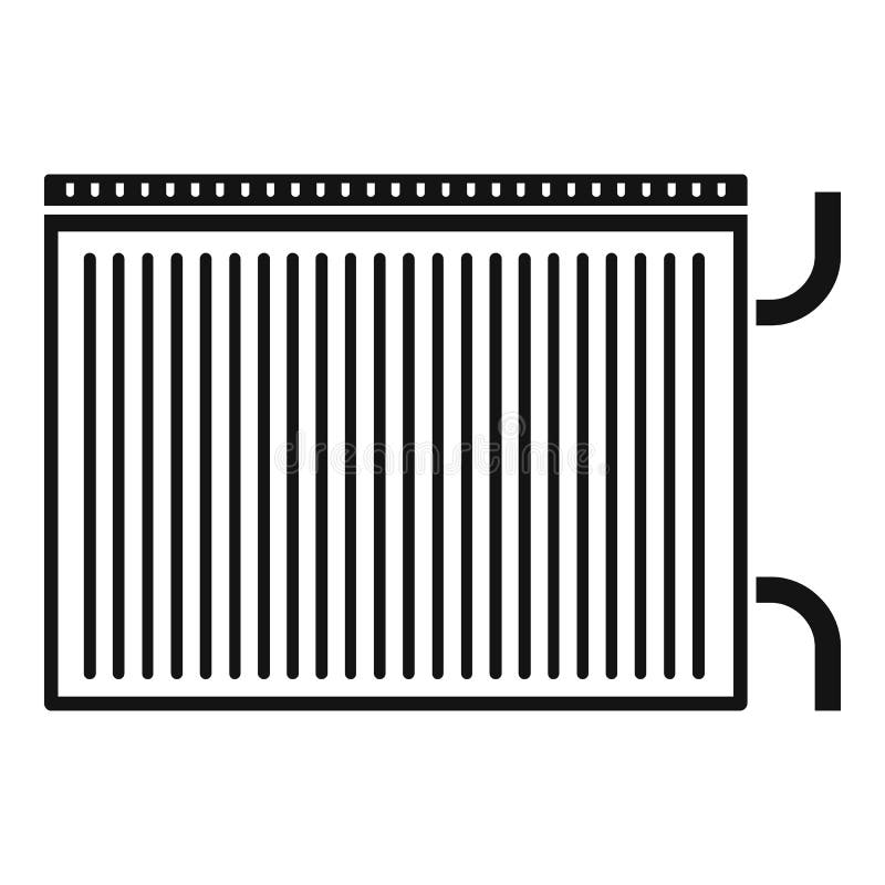 Modern Radiator Icon, Simple Style Stock Vector - Illustration of ...