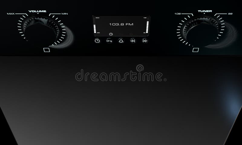 Modern Radio Face stock illustration. Illustration of receiver - 80557243