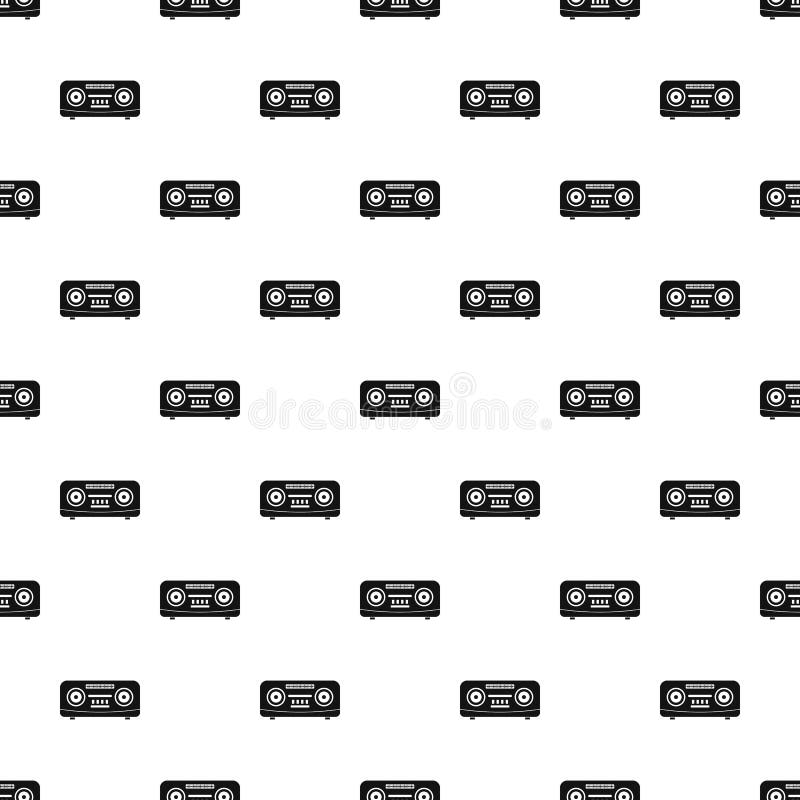 Modern Radio Pattern Seamless Vector Stock Vector - Illustration of ...