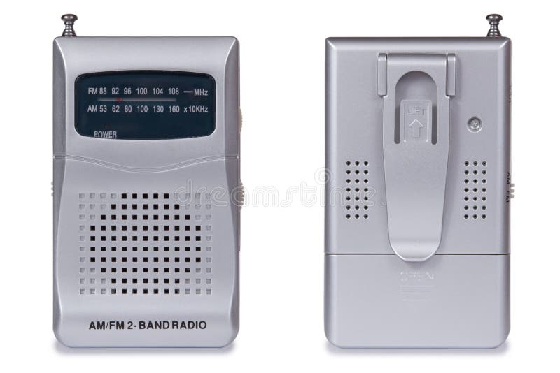 Modern radio stock photo. Image of device, retro, portable - 43533424