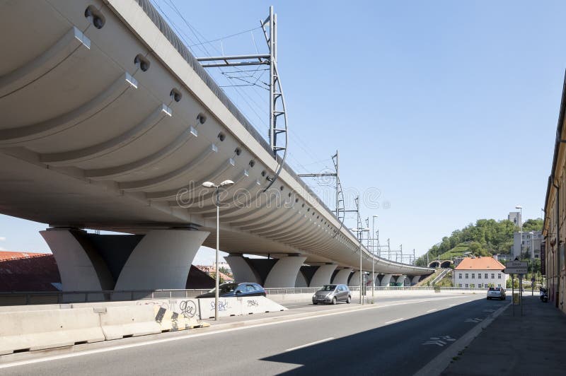 Modern bridge stock photo. Image of bridge, reinforced - 28424878